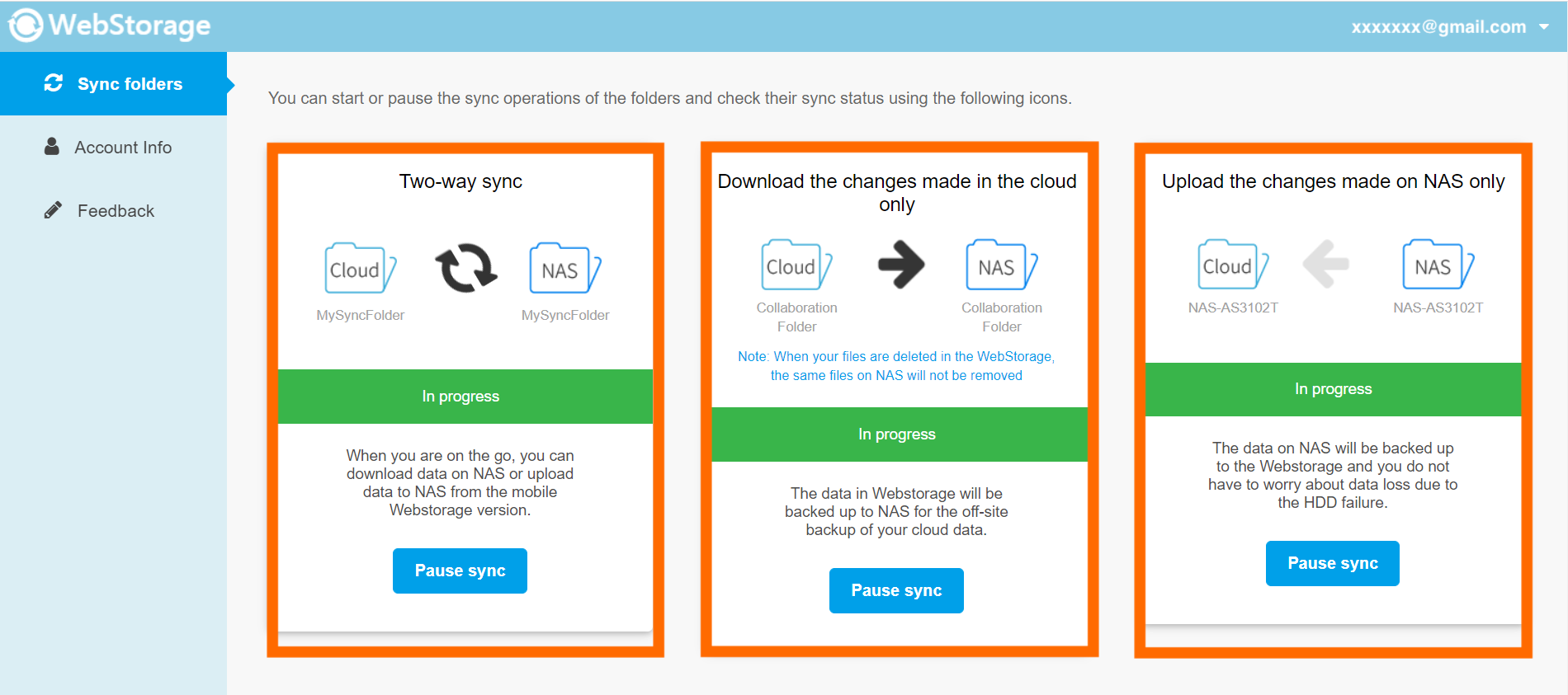 How to sync files between ASUSTOR NAS and ASUS WebStorage? – ASUS WebStorage Support Center