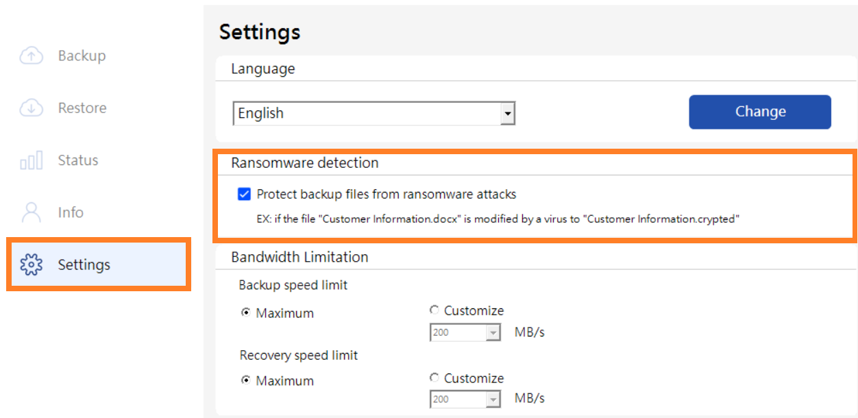 Ransomware detection – ASUS WebStorage Support Center